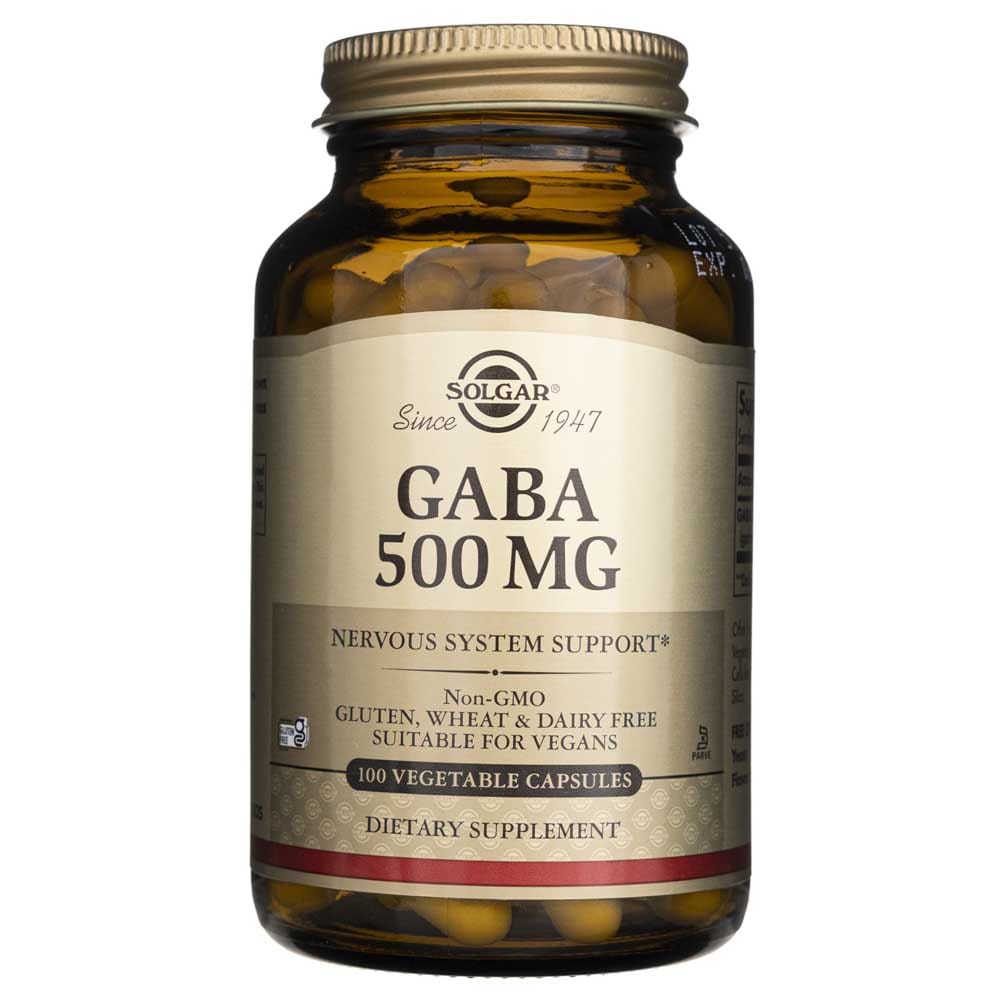 Solgar GABA 500 mg 100 Veg Capsules – Medpak