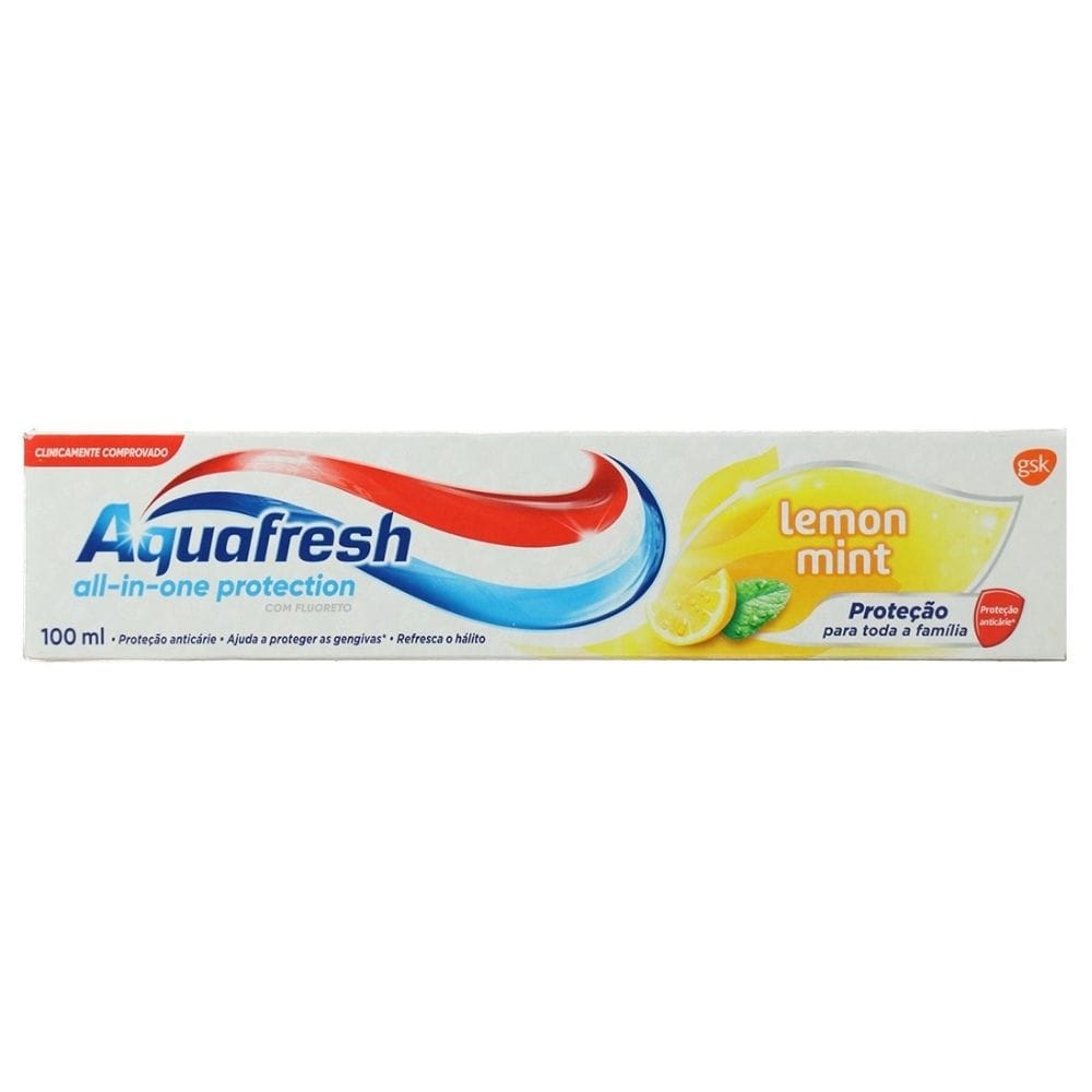 Aquafresh All-In-One Lemon & Mint Toothpaste - 100 ml – Medpak