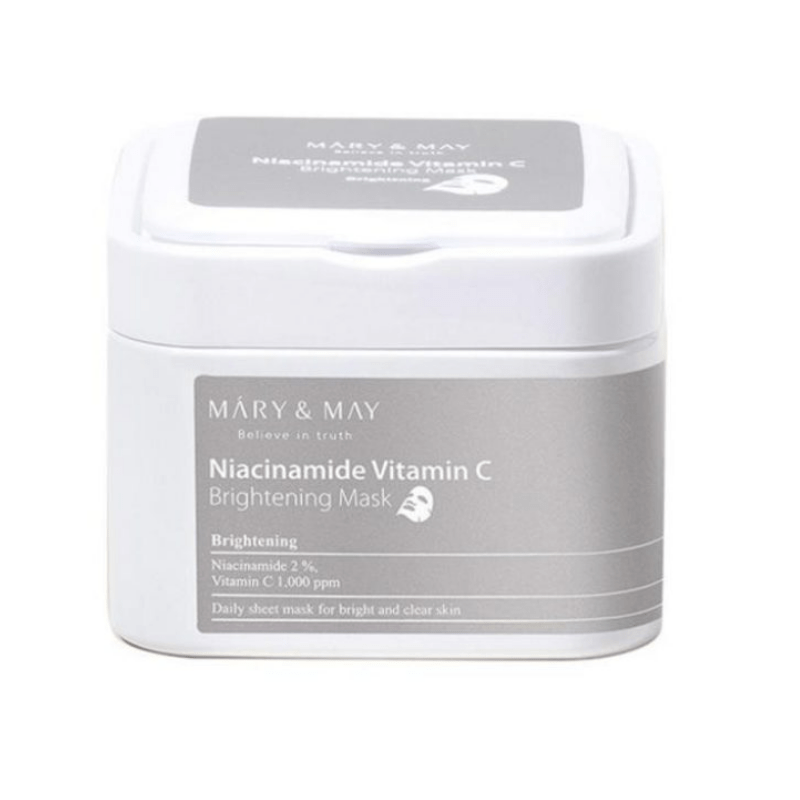 Mary&May Masque éclaircissant a la vitamine C et au niacinamide - 30 p ...
