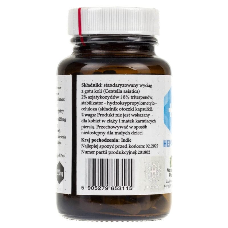 Hepatica Gotu Kola extrait standardisé 90 Veg Capsules – Medpak Hepatica Gotu Kola extrait standardisé 90 Veg Capsules – Medpak