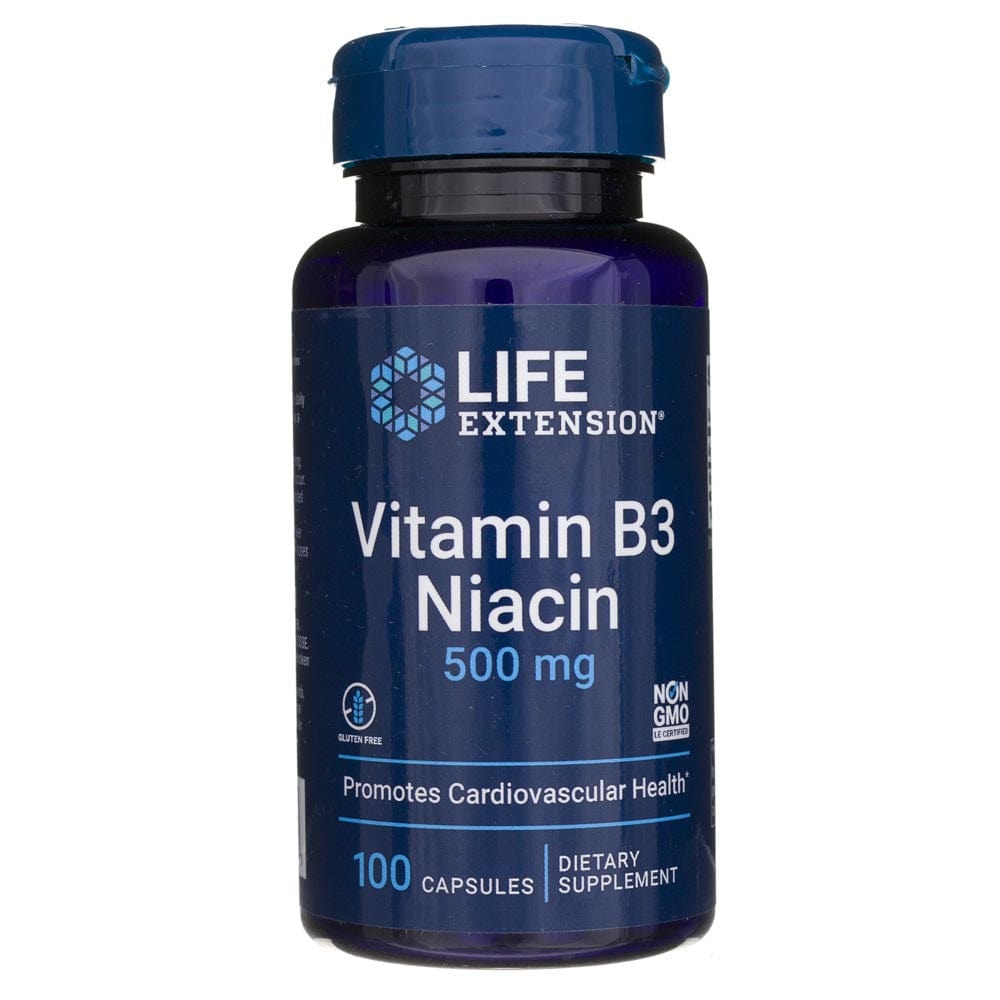 Life Extension Vitamine B3 Niacine 500 mg - 100 Capsules – Medpak Life Extension Vitamine B3 Niacine 500 mg - 100 Capsules – Medpak